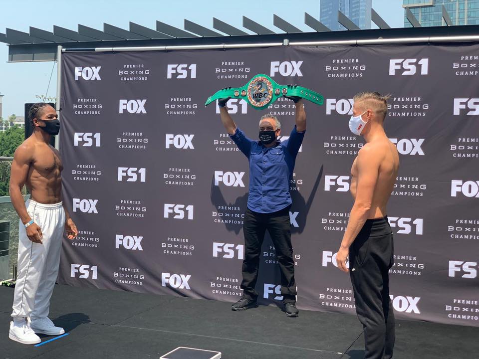 Offizielles Wiegen in LA: Sebastian Formella und Shawn Porter im Limit | leifpm